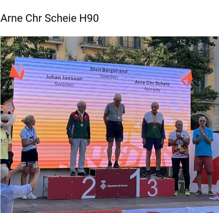 Gratulerer til veteran Arne Christian Scheie med 3. plass i WMOC ...